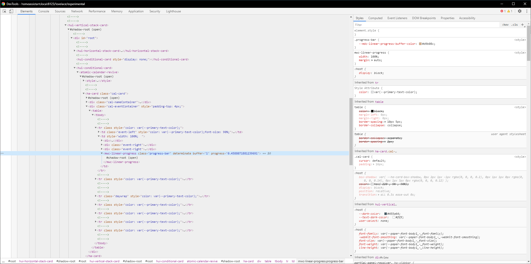 Progressbars are invisible · Issue #274 · totaldebug/atomic-calendar ...