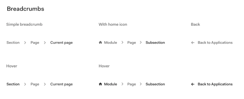 Breadcrumb component · Issue #618 · auth0/cosmos · GitHub