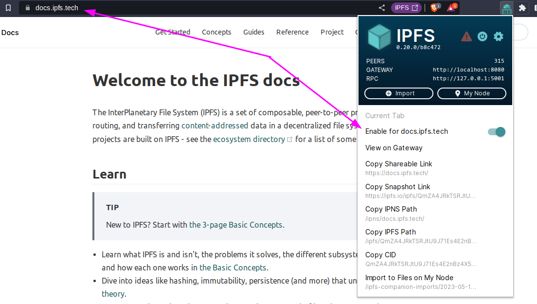 Mv3 Beta 3001092 Bravechrome Dnslink Does Not Redirect To Local Node · Issue 1196 · Ipfs