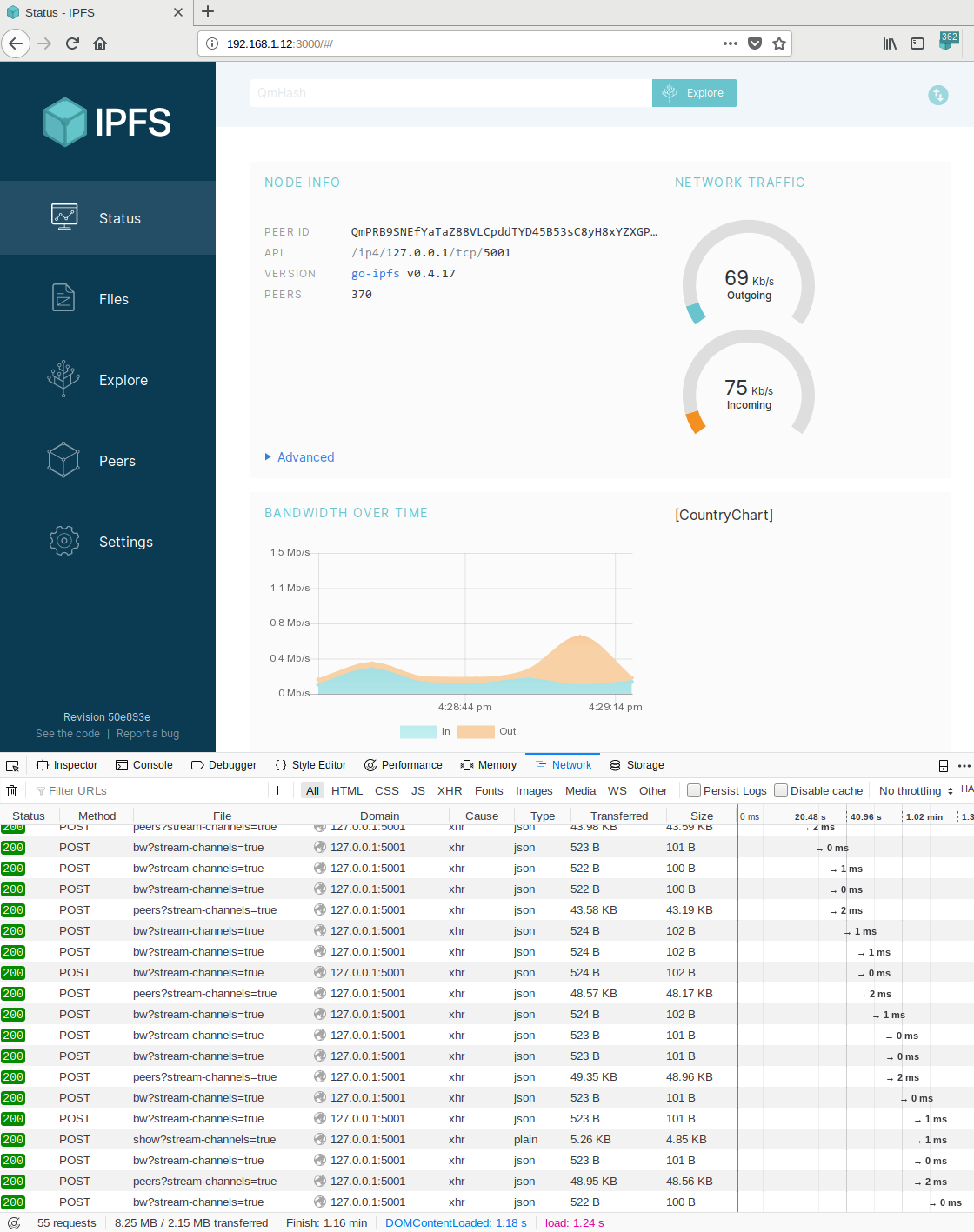 Optimize CountryChart widget on Status Page · Issue #848 · ipfs/ipfs-webui · GitHub
