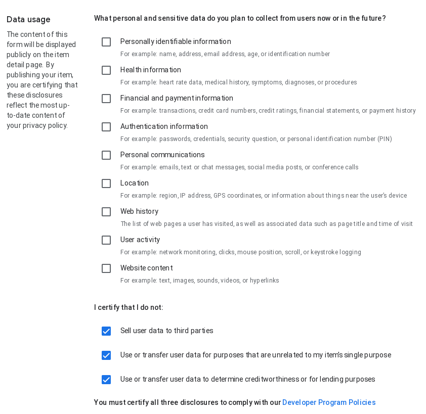 Chrome Web Store New Policy Limiting How User Data Can Be Used · Issue 942 · Ipfs Ipfs