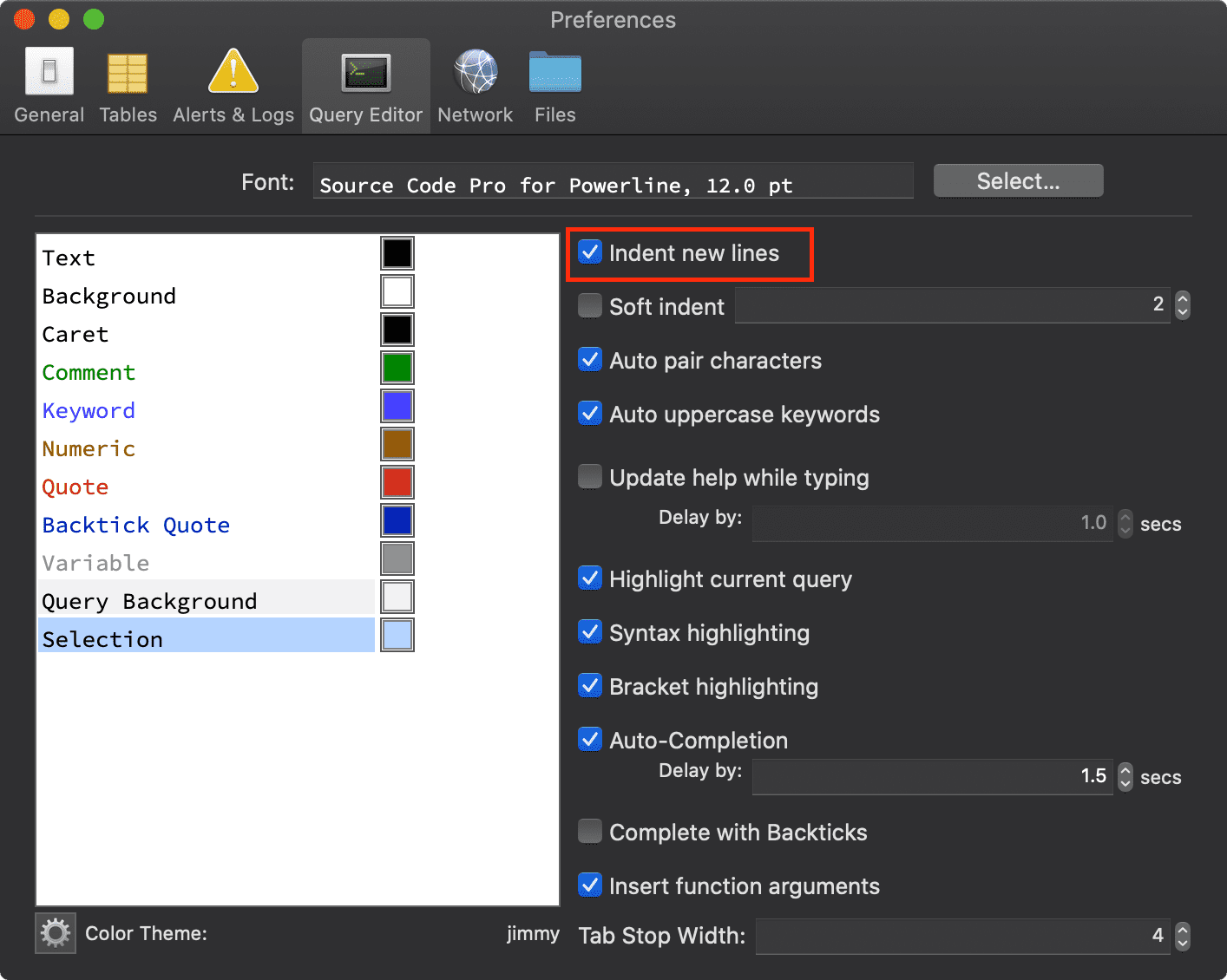 Indenting issue in query editor · Issue #853 · Sequel-Ace/Sequel-Ace · GitHub