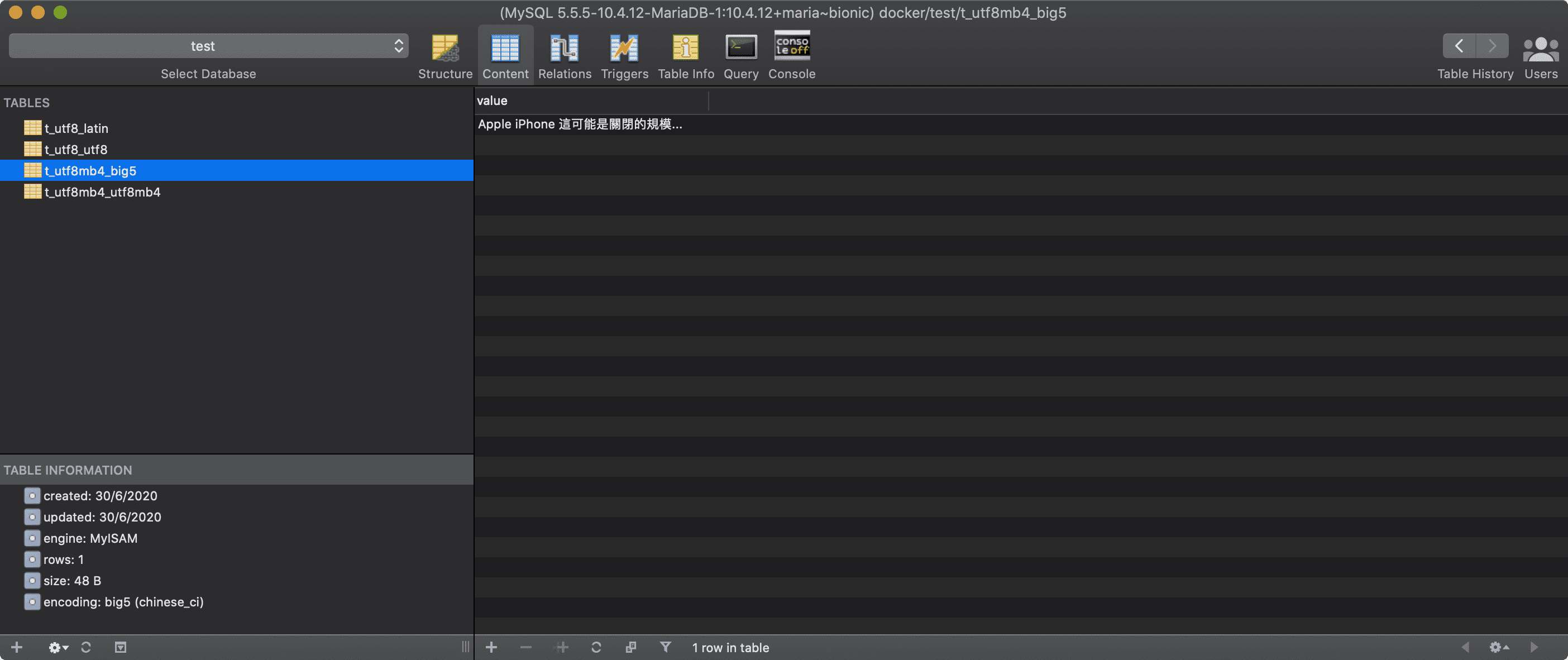 Incorrectly displaying data on table's charset vs column collation charset · Issue #130 · Sequel ...