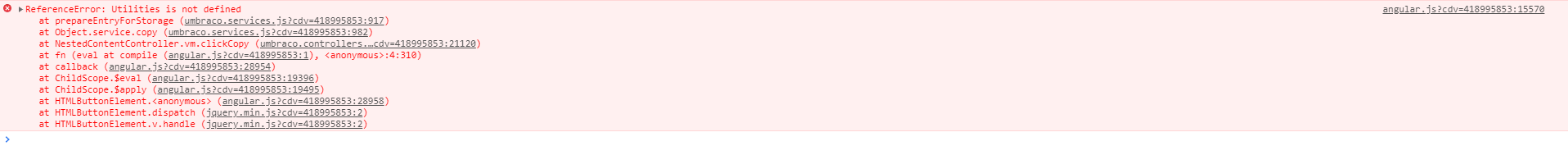 Copy Nested Content Function Not Work · Issue #8243 · umbraco/Umbraco-CMS · GitHub