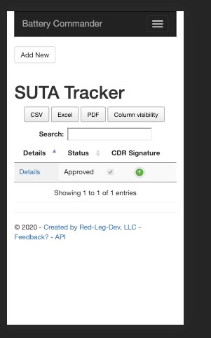 SUTA - List View Useless on Mobile · Issue #485 · mattgwagner/Battery-Commander · GitHub