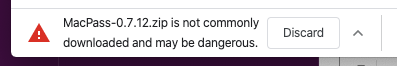 Chrome assumes MacPass is malware. · Issue #1059 · MacPass/MacPass · GitHub