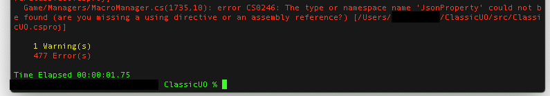 Mac build fails because of newtonsoft.json / paket integration · Issue #927 · ClassicUO ...