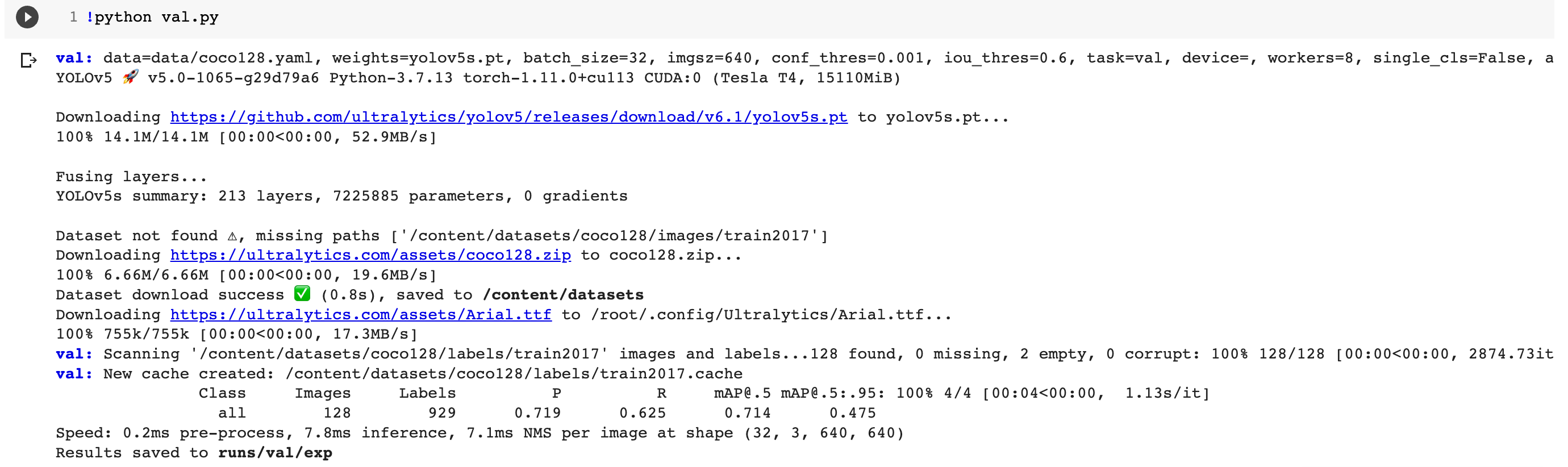 Get the mAP in val.py · Issue #8456 · ultralytics/yolov5 · GitHub