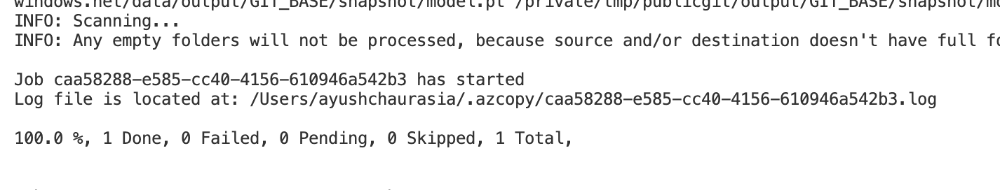 I got an error saying No such file or directory: 'azcopy': 'azcopy' · Issue #1 · microsoft ...