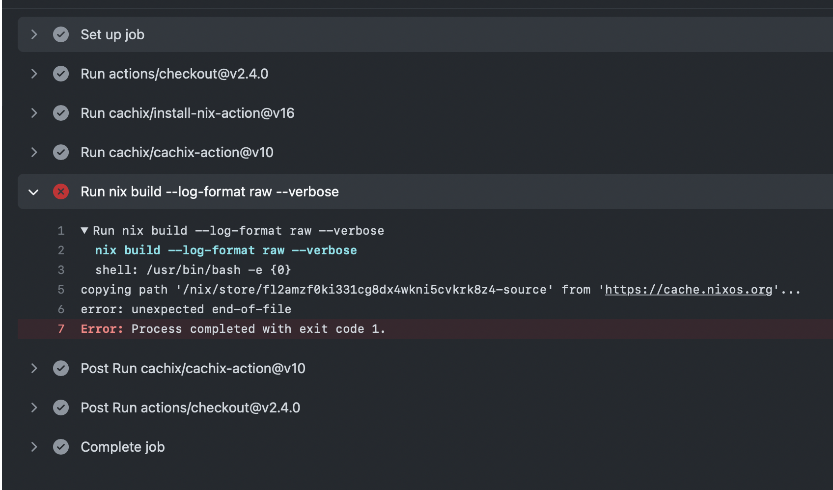 Retry On Unexpected End Of File Errors · Issue 2794 · Nixos Nix · Github