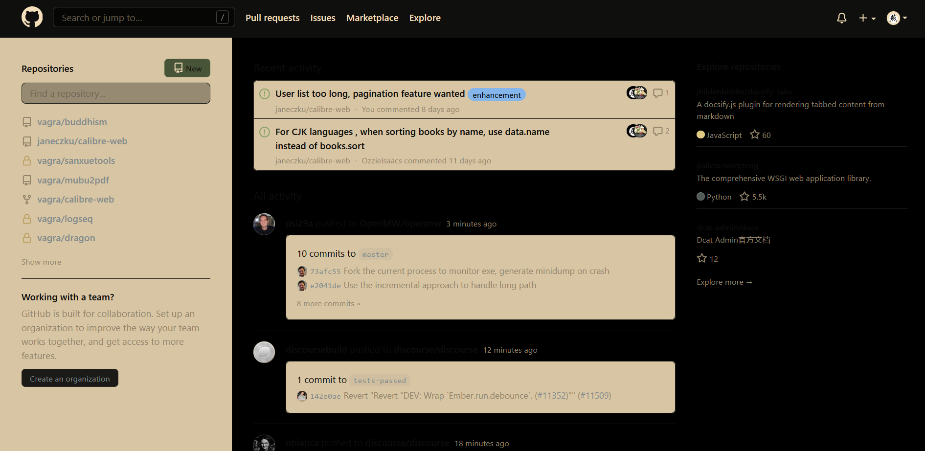 github and stackoverflow light mode problem · Issue #4534 · darkreader/darkreader · GitHub