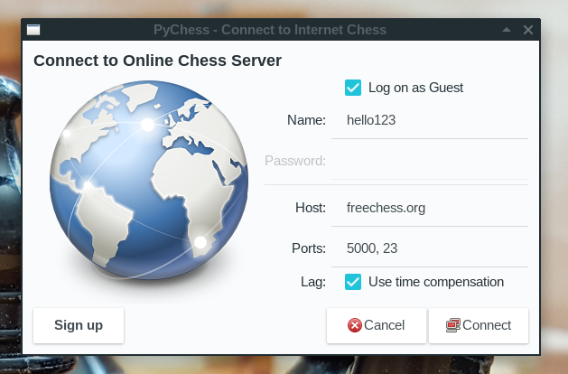 Login to FICS as guest not working for some guest usernames · Issue #2012 · pychess/pychess · GitHub