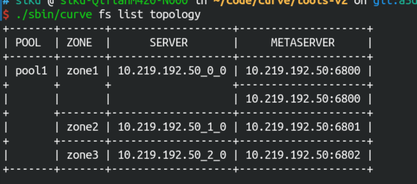 Clean up the metaserver and restore the resulting topology · Issue #127 · opencurve/curveadm ...