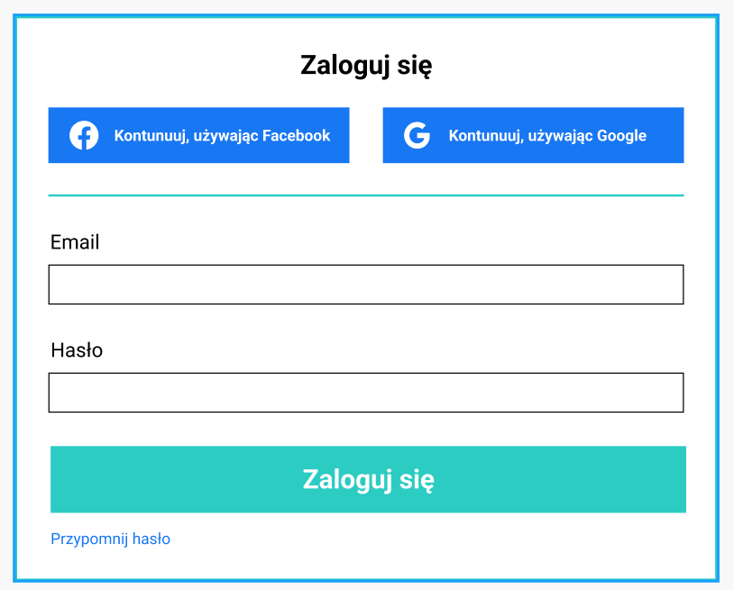 FE | Formularz Logowania · Issue #9 · CodersCamp2021/michal-team-projekt-2 · GitHub