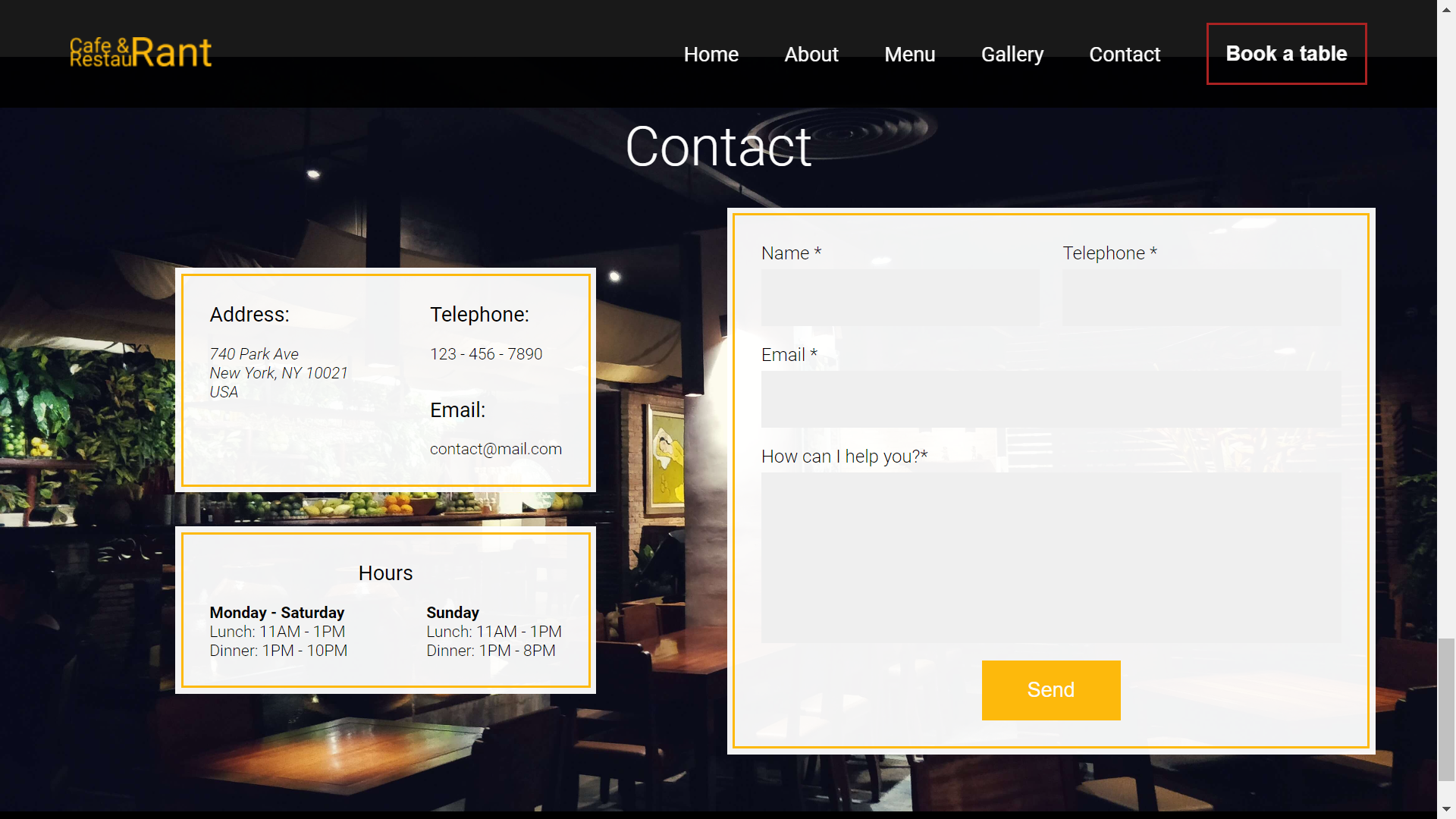 GitHub - karol-wolski/restaurant: This is restaurant website.