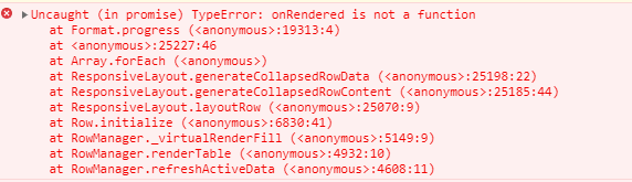 Progress formatter cause an uncaught Error when in responsive collapsed section · Issue #3355 ...