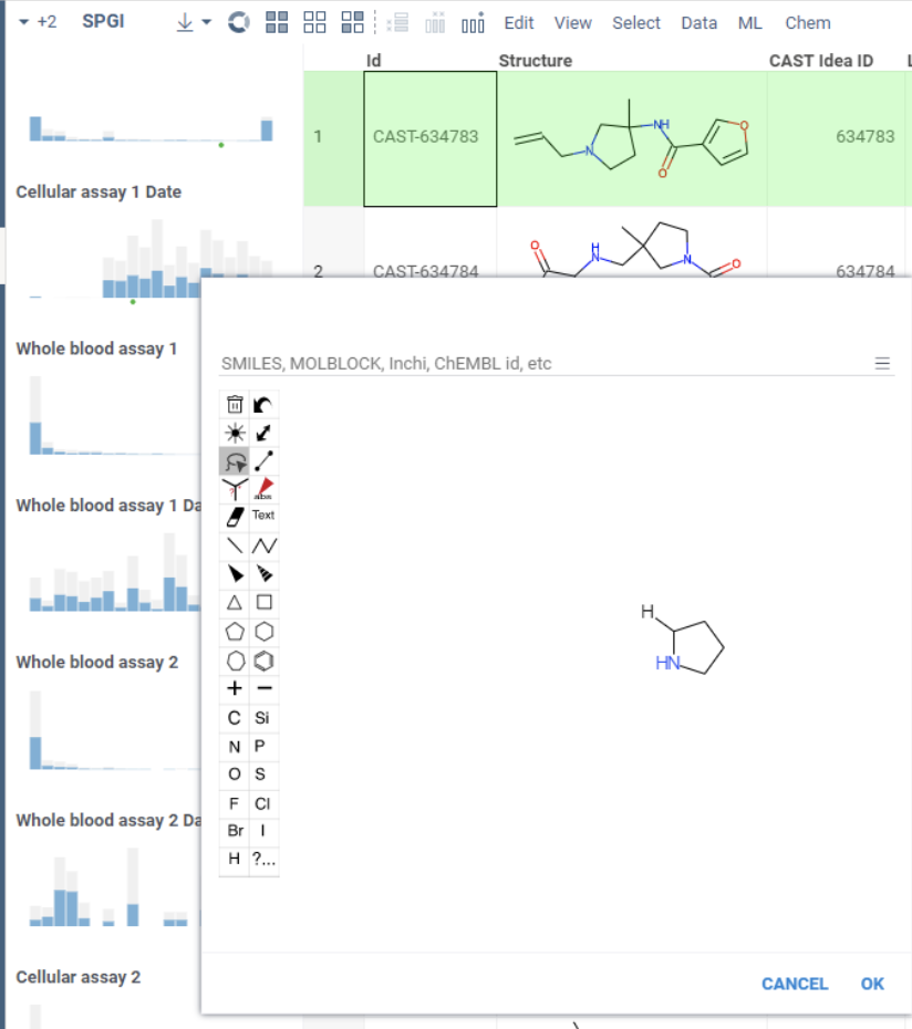 The substructure filter misbehaves with explicit Hs (OpenChem sketcher ...