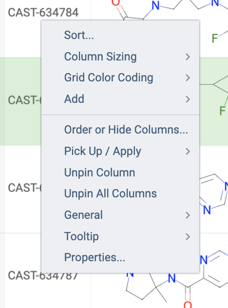 Grid: Pinned columns: column header and sorting missing functionality · Issue #1159 · datagrok ...