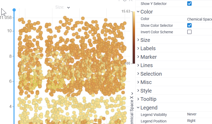 ScatterPlot: Legend for continuous colorcoding · Issue #1344 · datagrok-ai/public · GitHub