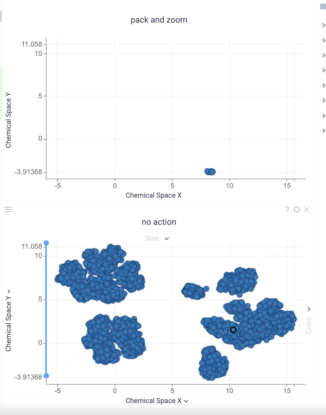 "Pack and zoom by filter": some data is missing · Issue #1855 · datagrok-ai/public · GitHub