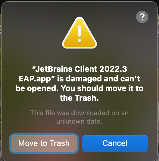 Macos Does Not Launch Jetbrains Client · Issue 10 · Githubcodespaces Jetbrains Feedback · Github