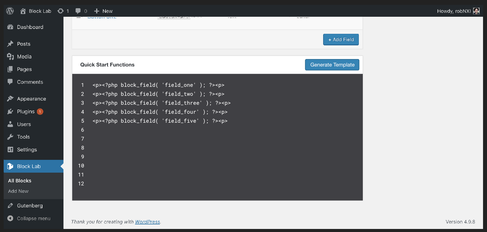 Add instructions on how to use template tags in a template · Issue #140 · getblocklab/block-lab ...
