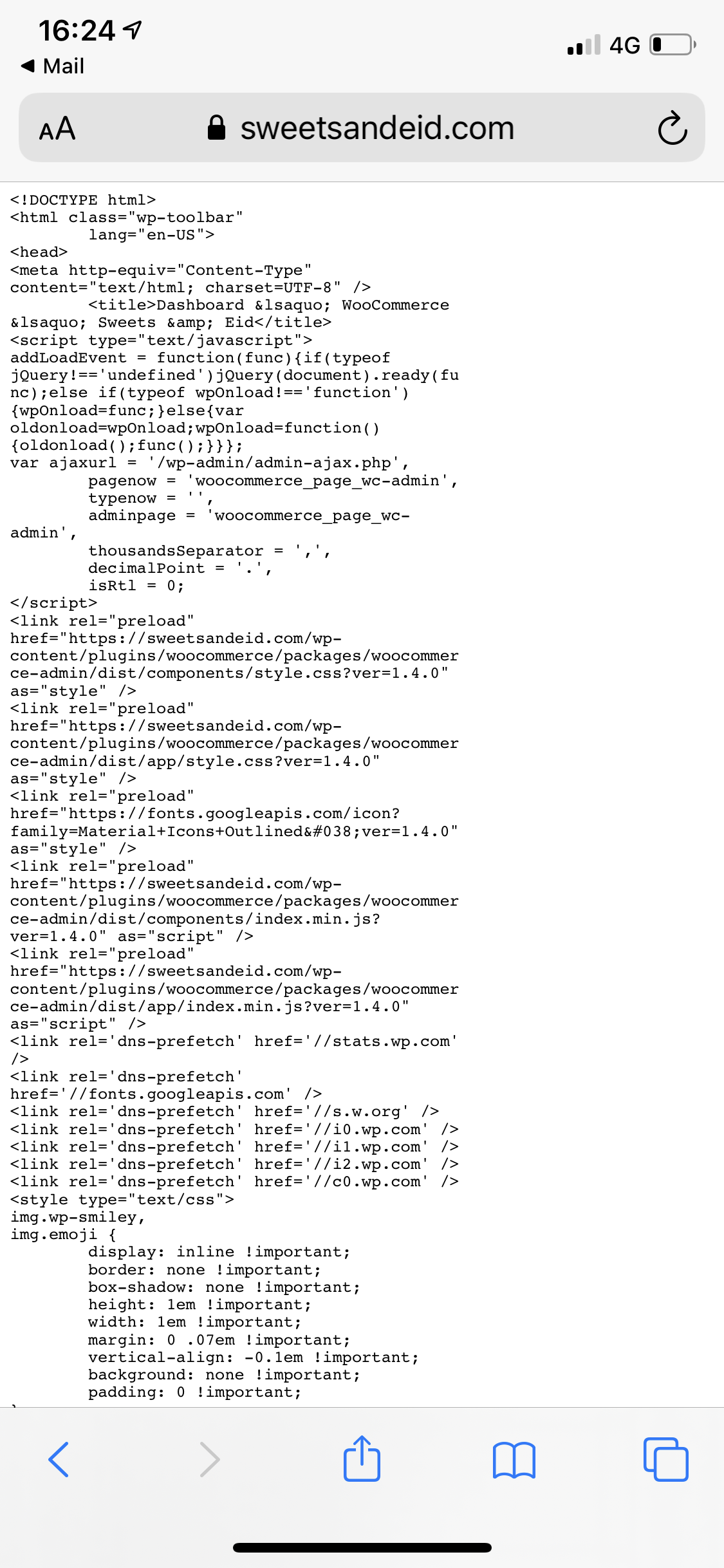 No Access To The Woocommerce Page From The Admin Console · Issue 27476 · Woocommerce