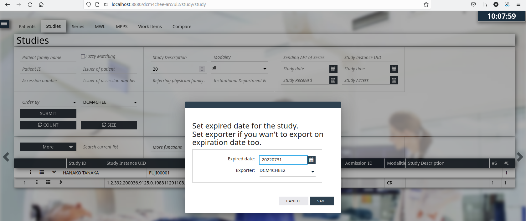 `ExporterID` and `FreezeExpirationDate` query filters fail to get ...