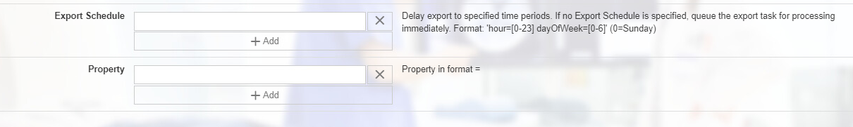 UI Configuration - Exporter Descriptor : Provide link to extended field descriptions and ...