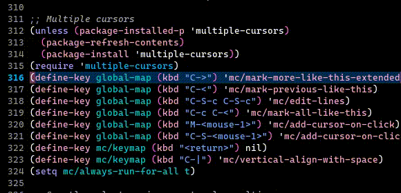 usage issue with multiple cursor · Issue #271 · manateelazycat/lsp-bridge · GitHub