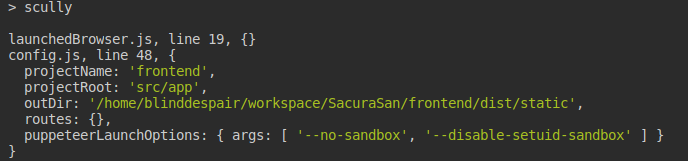 puppeteerLaunchOptions is not working · Issue #194 · scullyio/scully · GitHub