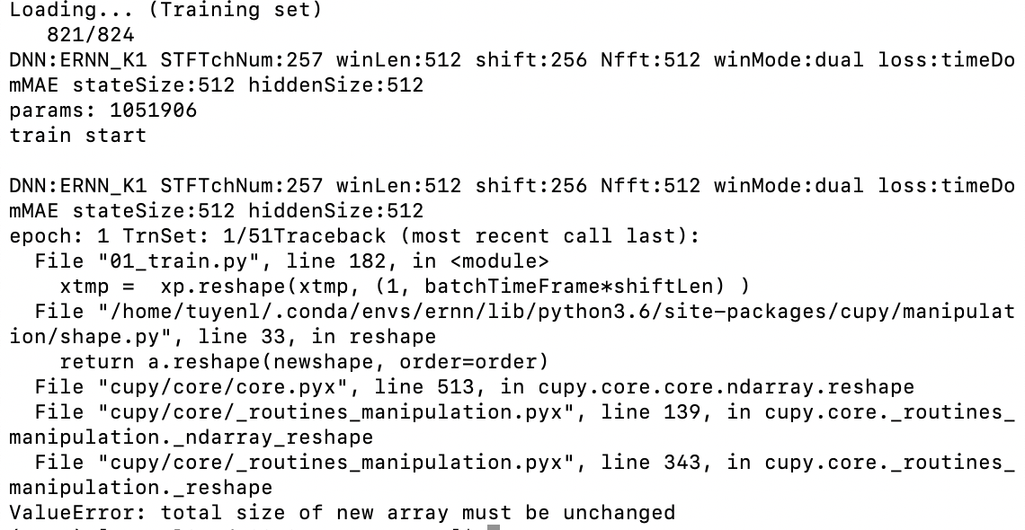 error when training · Issue #2 · dtake1336/ERNN-for-speech-enhancement · GitHub