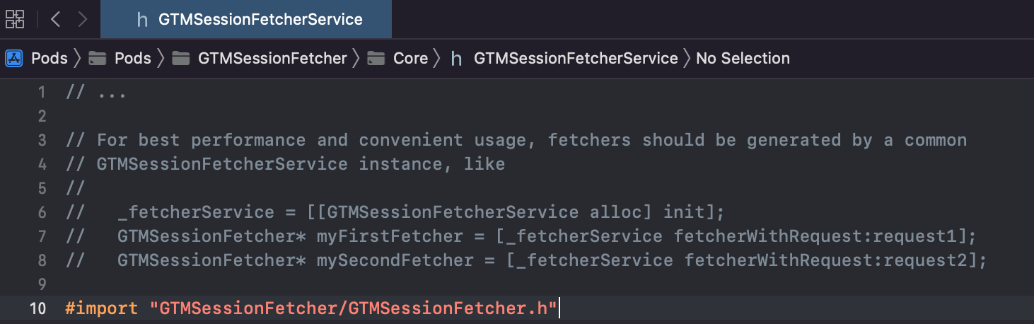 GTMSessionFetcher.h -Multiple Errors after Updating Pod and/or Installing Pod from Scratch ...