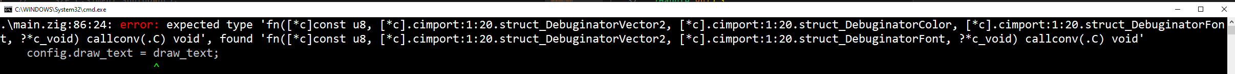 "Expected type" error could be printed more clearly · Issue #7385 · ziglang/zig · GitHub