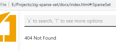 Documentation generation index.html links to 404 · Issue #3723 · ziglang/zig · GitHub