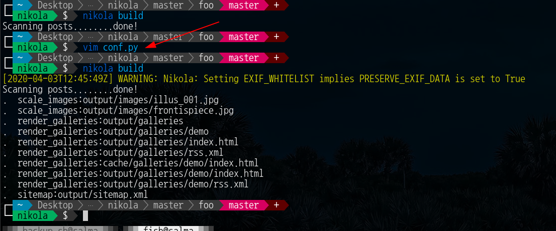 Changes to EXIF_WHITELIST does not trigger gallery rebuild · Issue #3357 · getnikola/nikola · GitHub