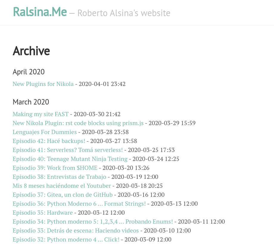 Archive structure · Issue #2902 · getnikola/nikola · GitHub