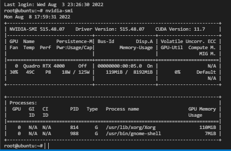 Nvidia-smi command not working with GPUs · Issue #4353 · cloud-hypervisor/cloud-hypervisor · GitHub