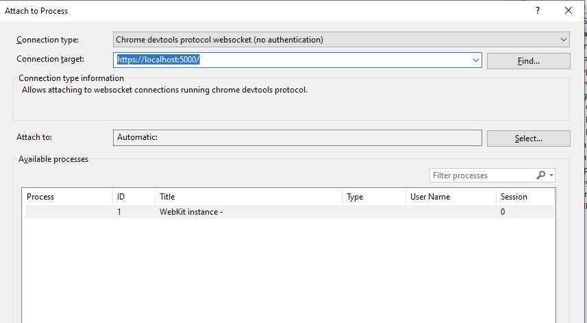 Vs Blazor Webassembly Debugging Cant Connect In · Issue 17547 · Dotnetaspnetcore · Github 7219