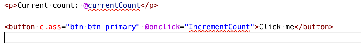 VSCode: Extract to code behind code action leaves red squigglies · Issue #4460 · dotnet/razor ...