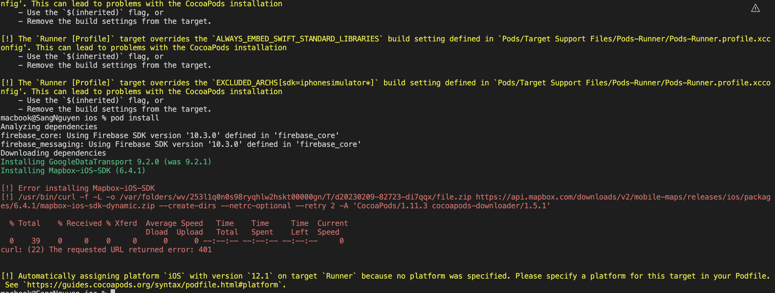 badResponseStatusCode(401) Unable to download · Issue #1796 · mapbox/mapbox-maps-ios · GitHub
