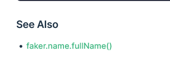 Fix see also links in api docs · Issue #1356 · faker-js/faker · GitHub