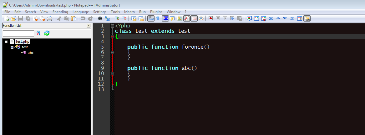Function list omitting on keyword match · Issue #9806 · notepad-plus ...