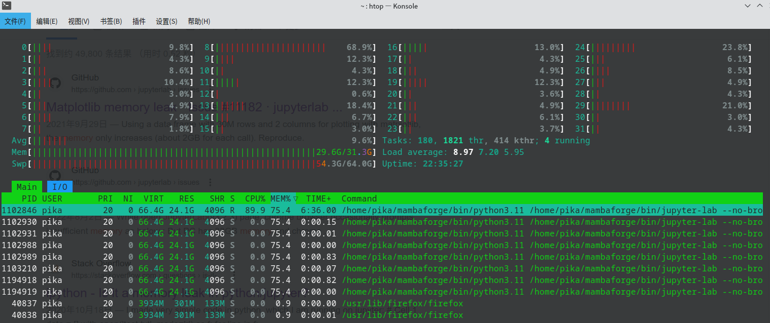 Jupyterlab randomly eat all my memory · Issue #14634 · jupyterlab ... Jupyterlab randomly eat all my memory · Issue #14634 · jupyterlab ...