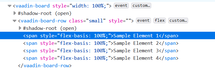 Vaadin Board layout changes under specific conditions when used in a ...