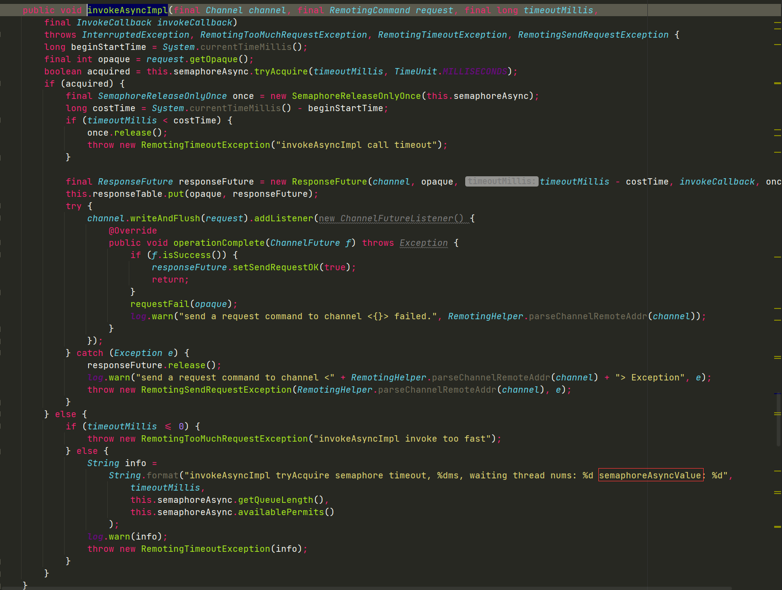Print log format is incorrect in NettyRemotingAbstract class · Issue #3089 · apache/rocketmq ...