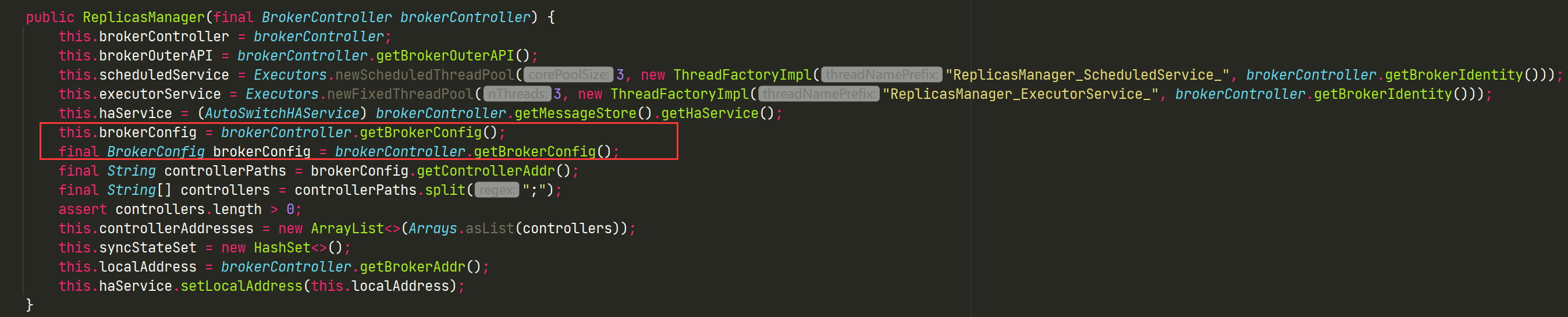 Replicasmanager Constructor Has Redundant Code · Issue 4741 · Apacherocketmq · Github 