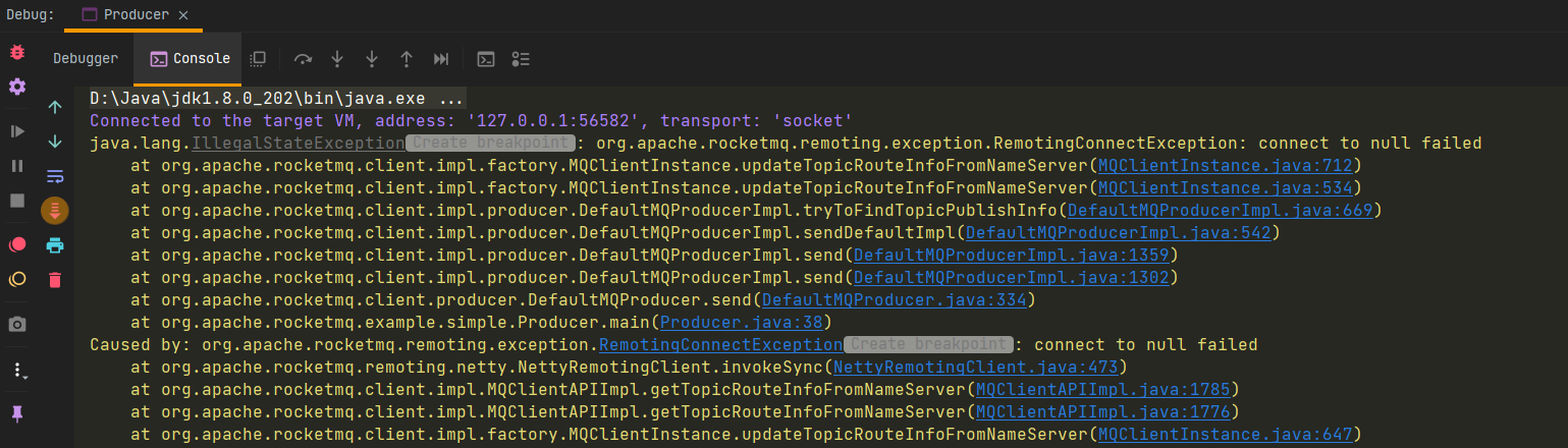 Producer example lack of set namesrv address · Issue #4941 · apache/rocketmq · GitHub