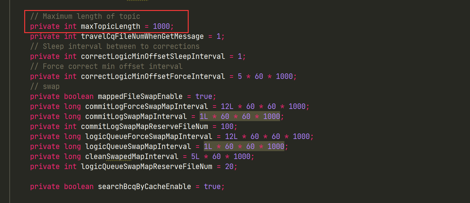Modify Messagestoreconfig Attribute Maxtopiclength Default Value · Issue 5047 · Apacherocketmq 5334