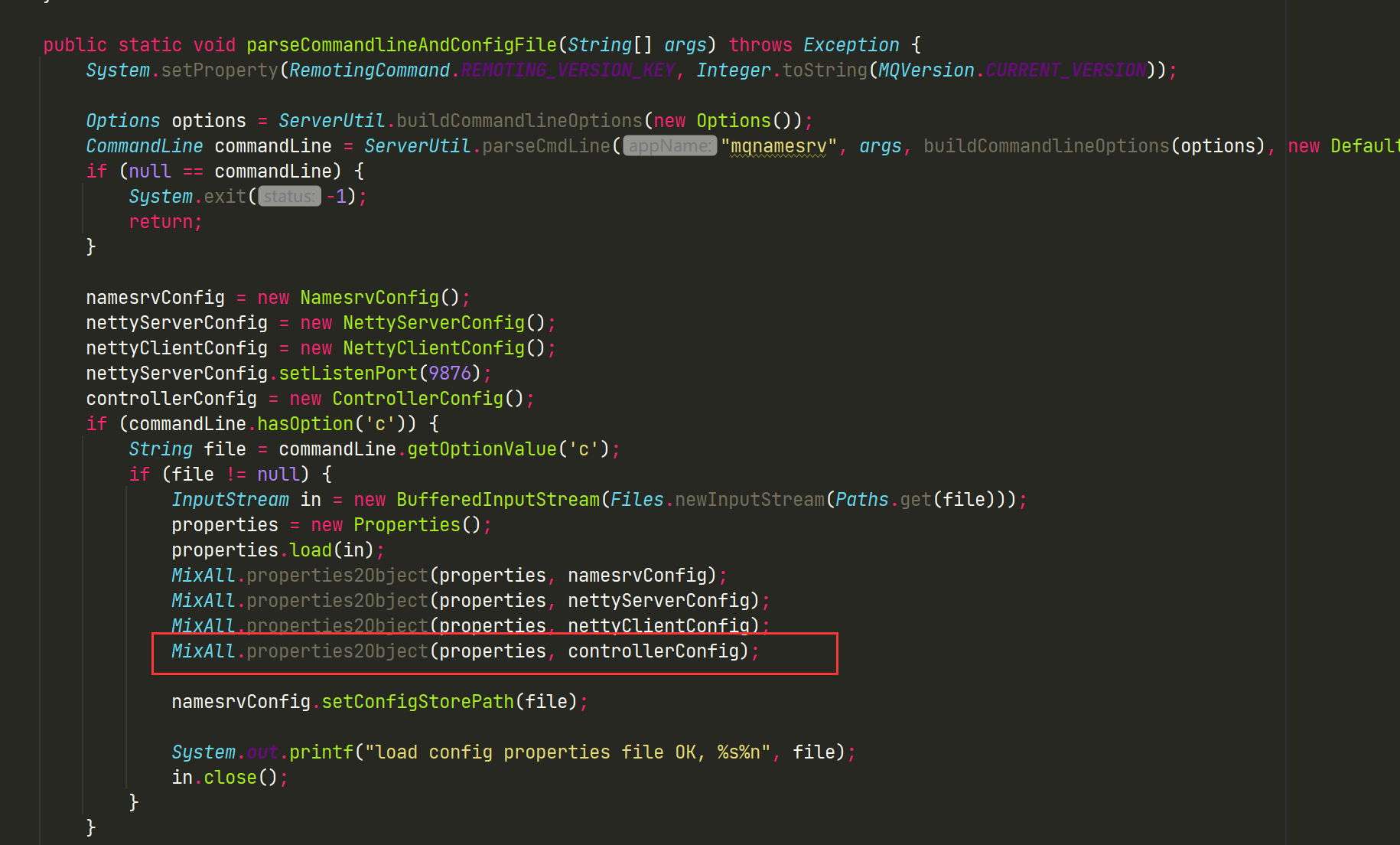 Optimize nameserver start when enableControllerInNamesrv of NamesrvConfig is false · Issue #5704 ...